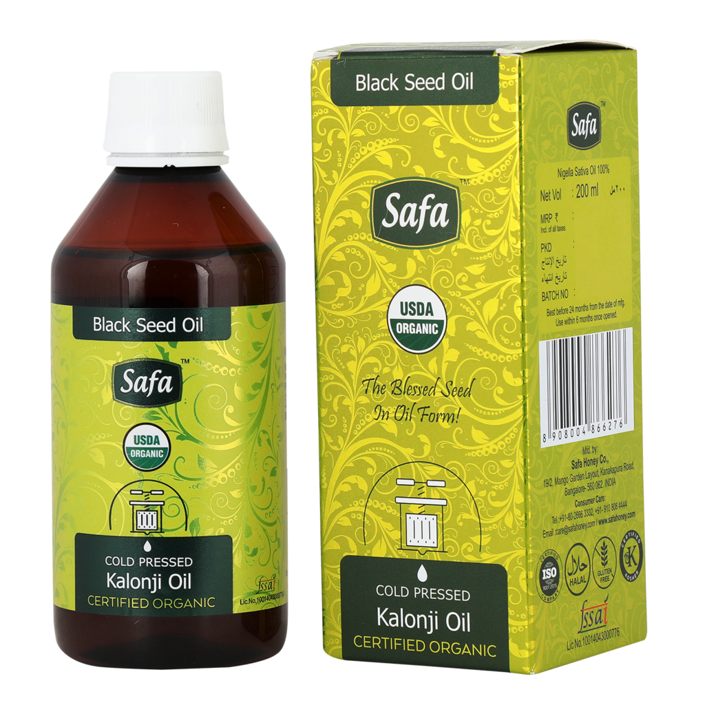 Safa Black Seed Oil Cold Pressed | 200ml | Safa Honey